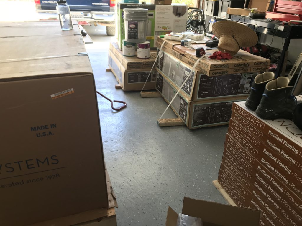 Day 55- Materials are Stacking Up | Our Functional Farmhouse